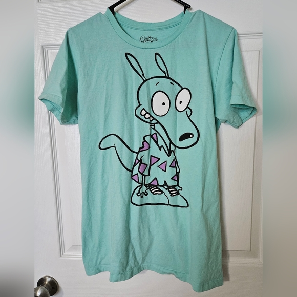 Nickelodeon | Tops | Rockos Modern Life Rocko Tshirt Sz M | Poshmark